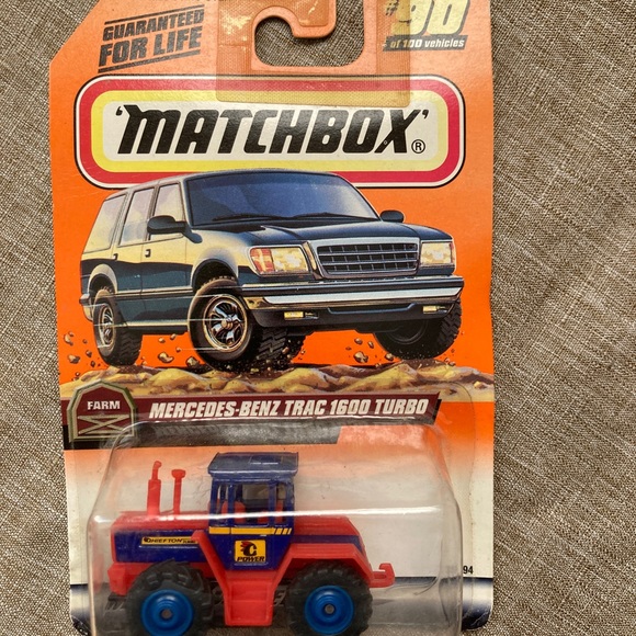 Mattel | Toys | 998 Matchbox Farm Series Mercedesbenz Trac 160 Turbo ...